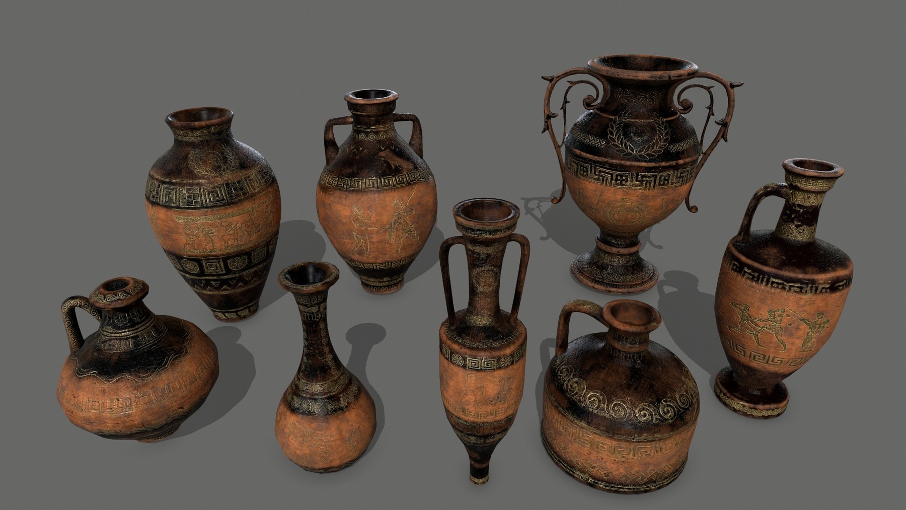 ArtStation - vase set | Game Assets