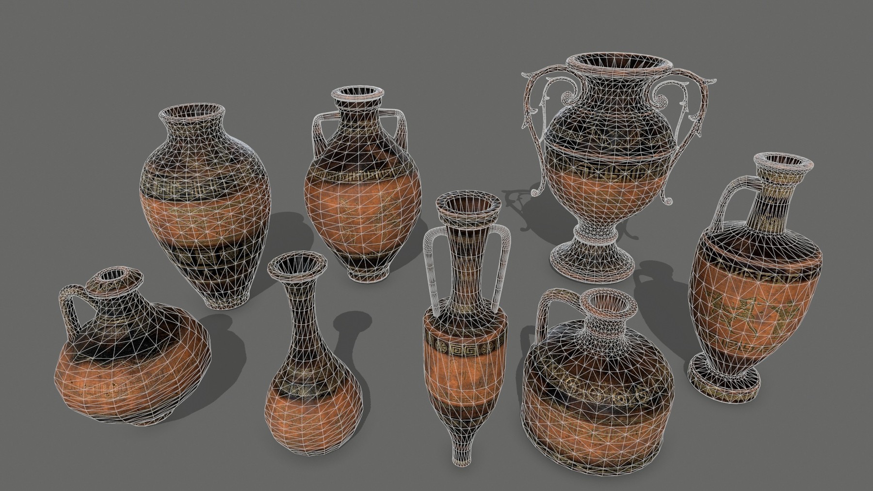 ArtStation - vase set | Game Assets