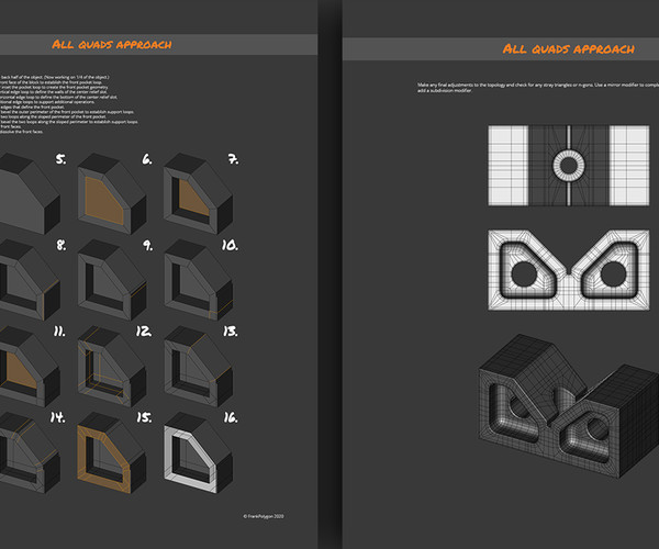 ArtStation - Sub-D Hard Surface Modeling: V block (Tutorial & Models) | Tutorials