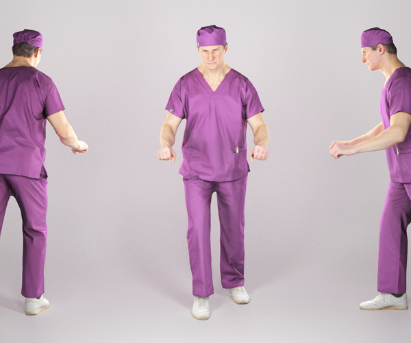 ArtStation - Surgical doctor moving a medical bed 93 | Resources