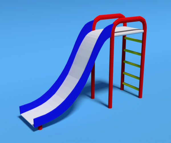 ArtStation - Low Poly Cartoon Playground Slide | Resources