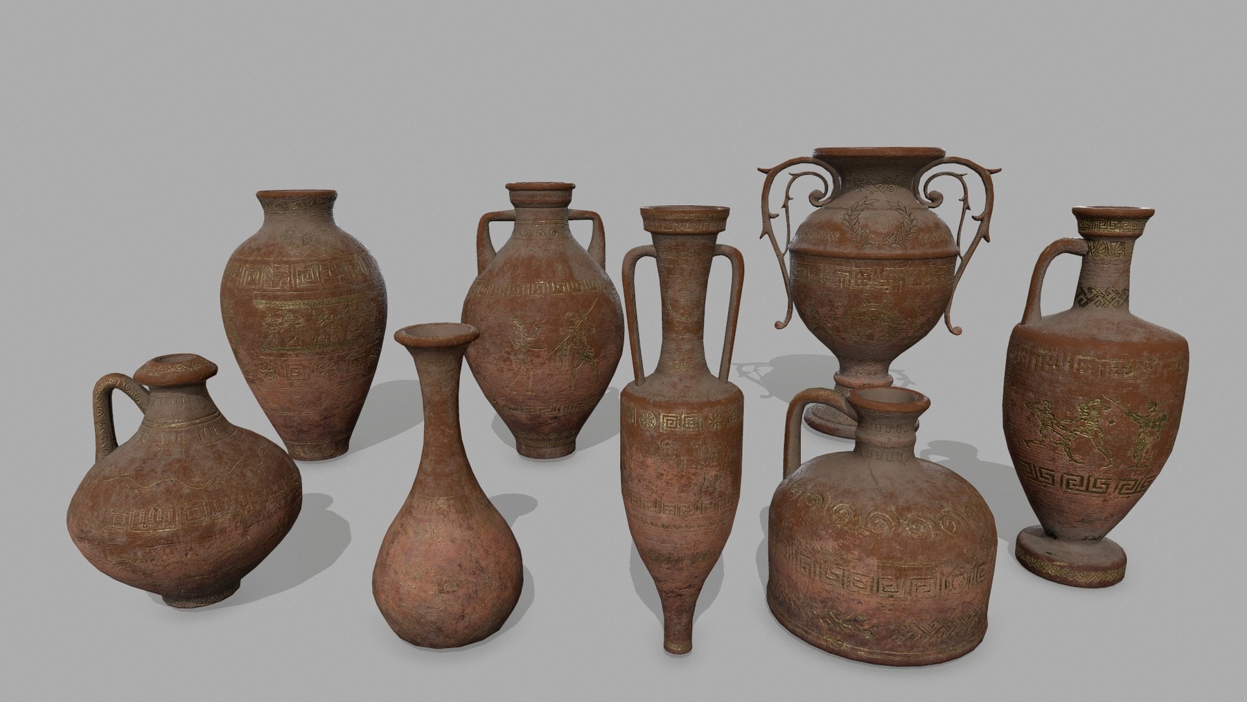 ArtStation - vase set | Game Assets