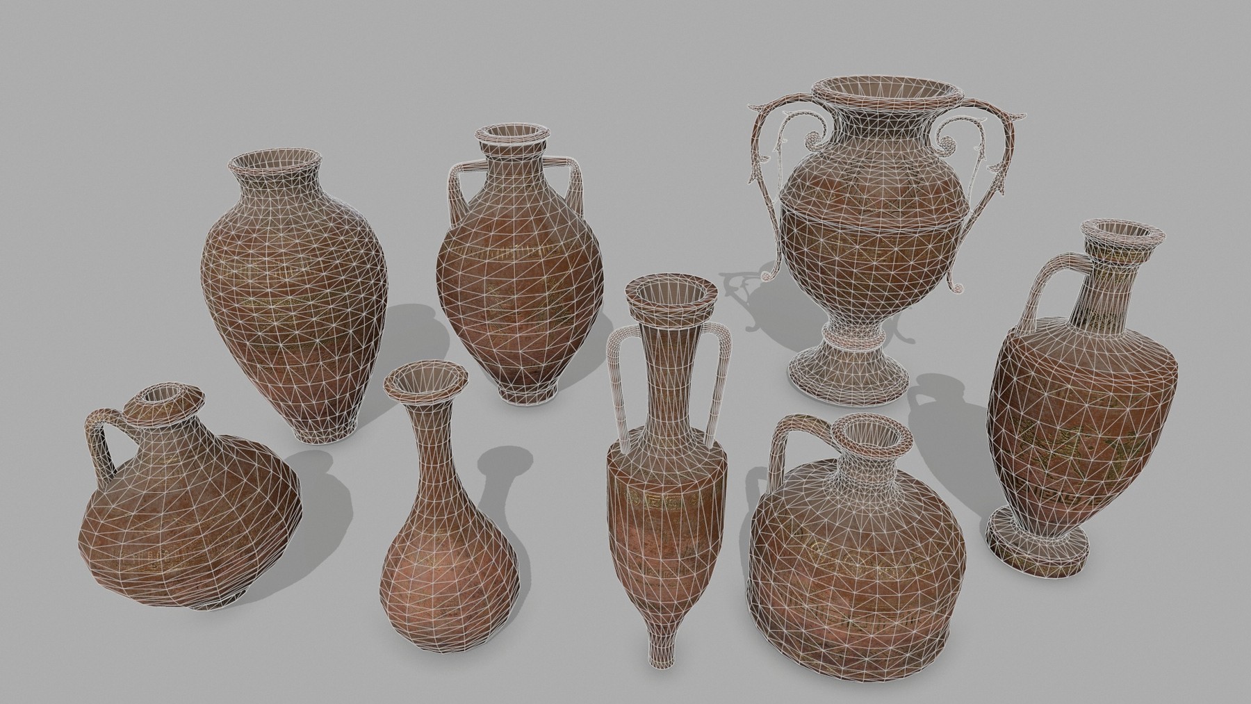 ArtStation - vase set | Game Assets