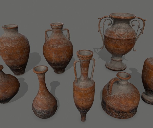 ArtStation - vase set | Game Assets