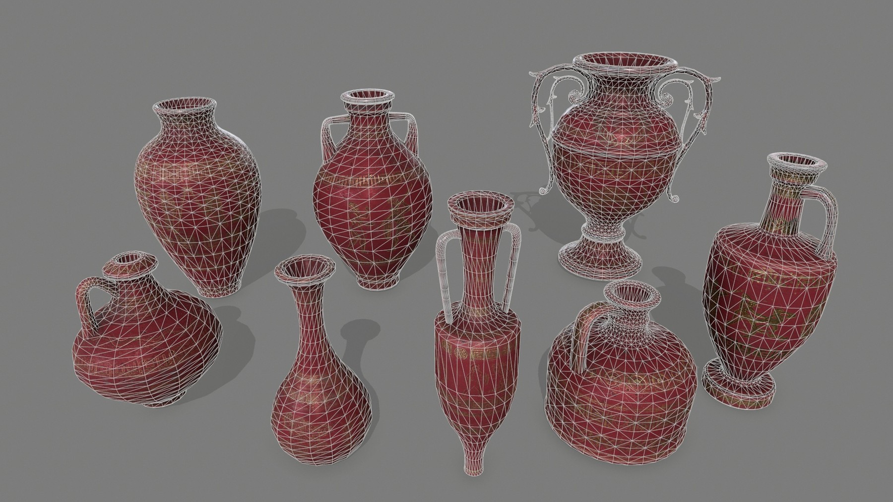 ArtStation - vase set | Game Assets