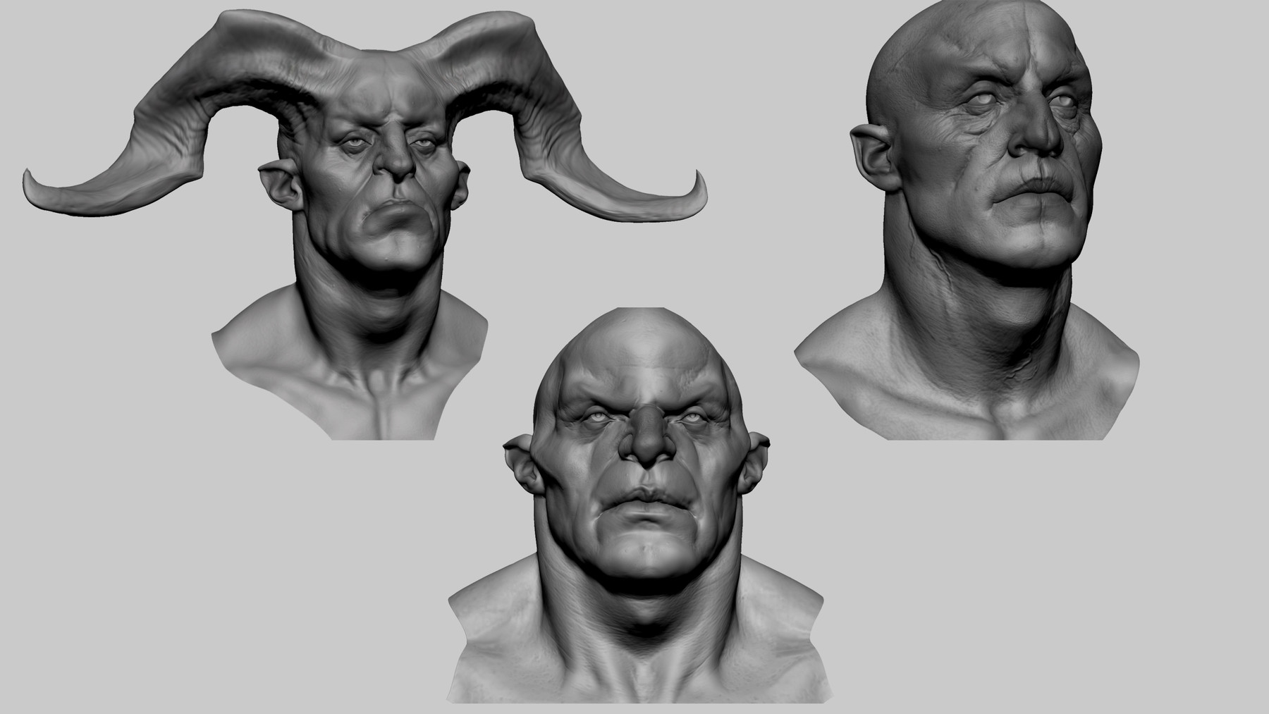 ArtStation - Creature Head Studies | Resources