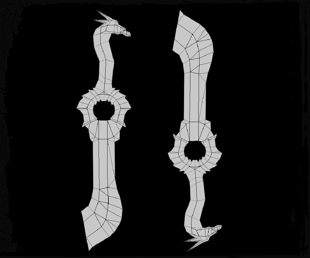 ArtStation - hand painted dagger | Game Assets