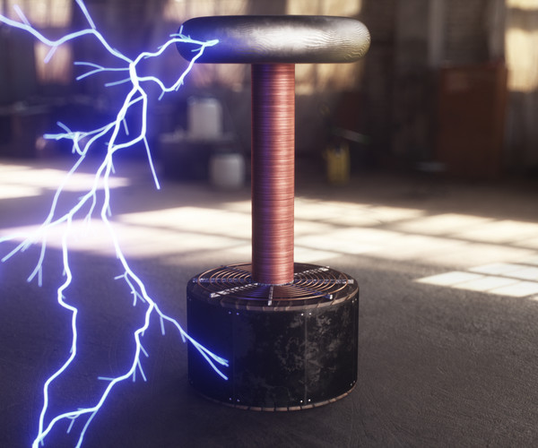 ArtStation - Tesla Coil 3D Model | Game Assets