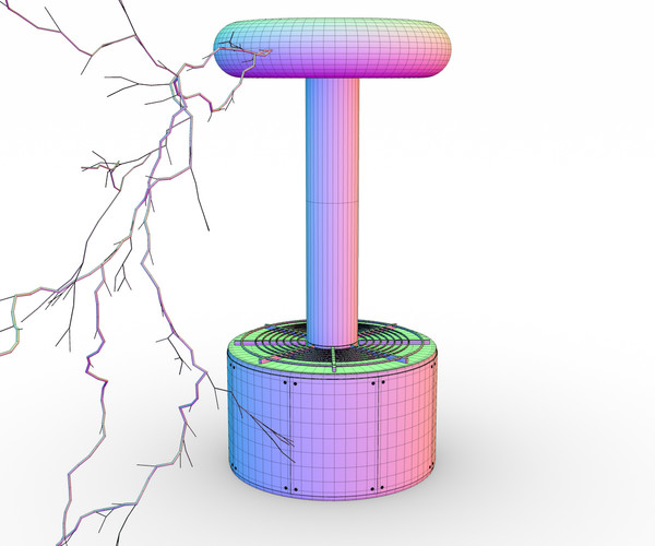 ArtStation - Tesla Coil 3D Model | Game Assets