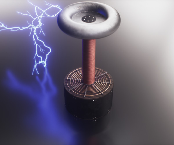ArtStation - Tesla Coil 3D Model | Game Assets