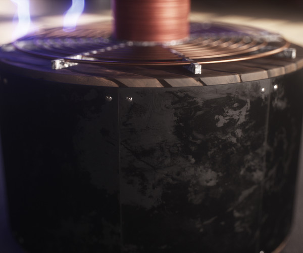 ArtStation - Tesla Coil 3D Model | Game Assets