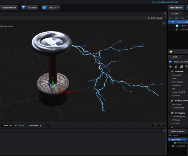 ArtStation - Tesla Coil 3D Model | Game Assets