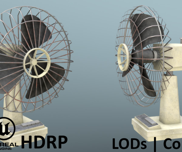 ArtStation - Retro Fan Old | Game Assets