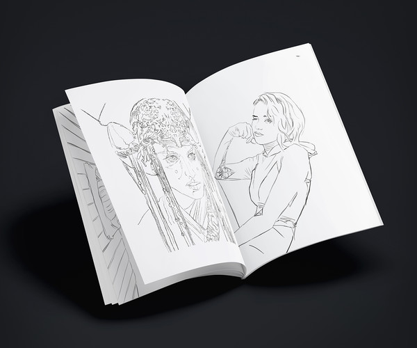 ArtStation - The Art Warriors Colouring Book | Books & Comics
