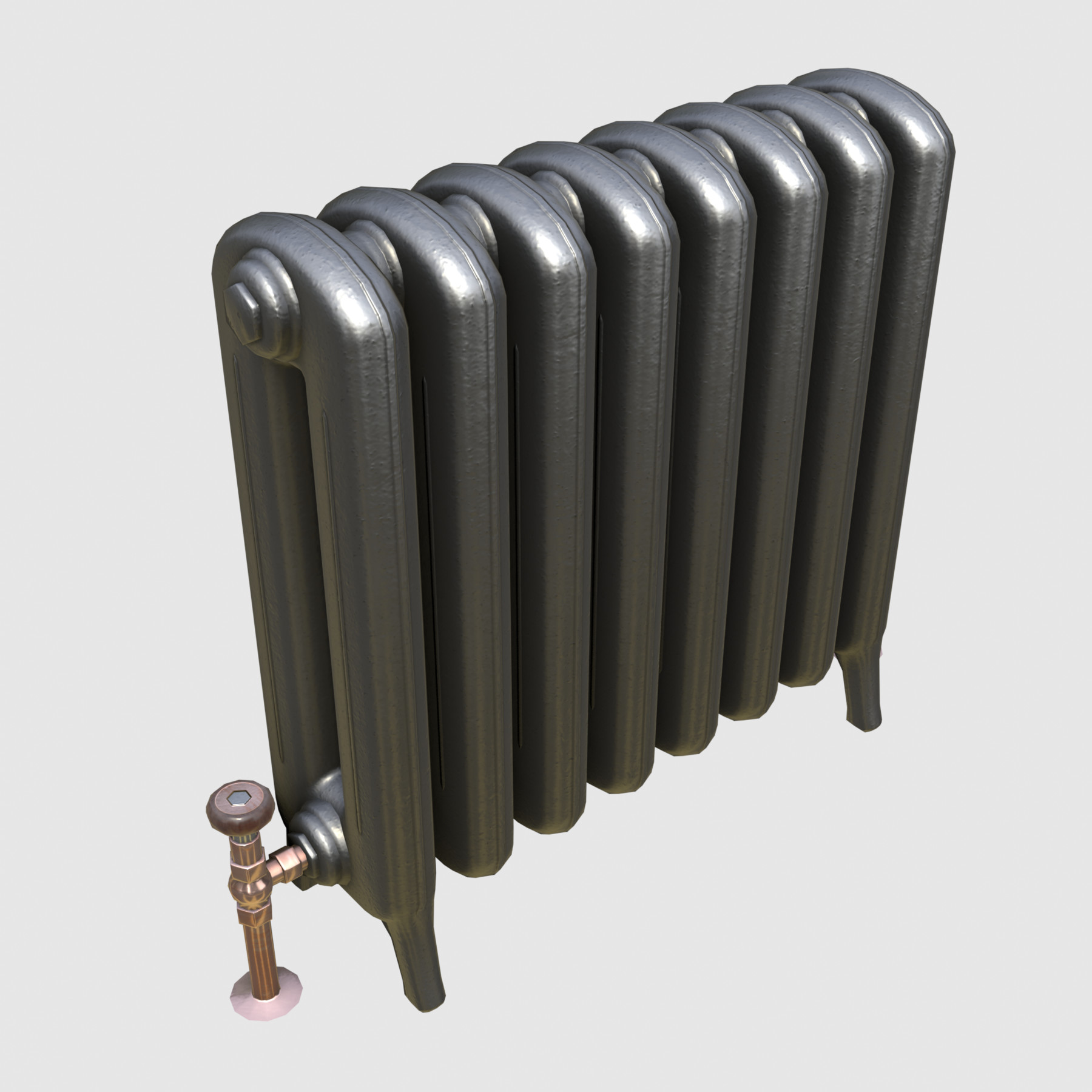 ArtStation - Vintage Cast Iron Radiator | Game Assets