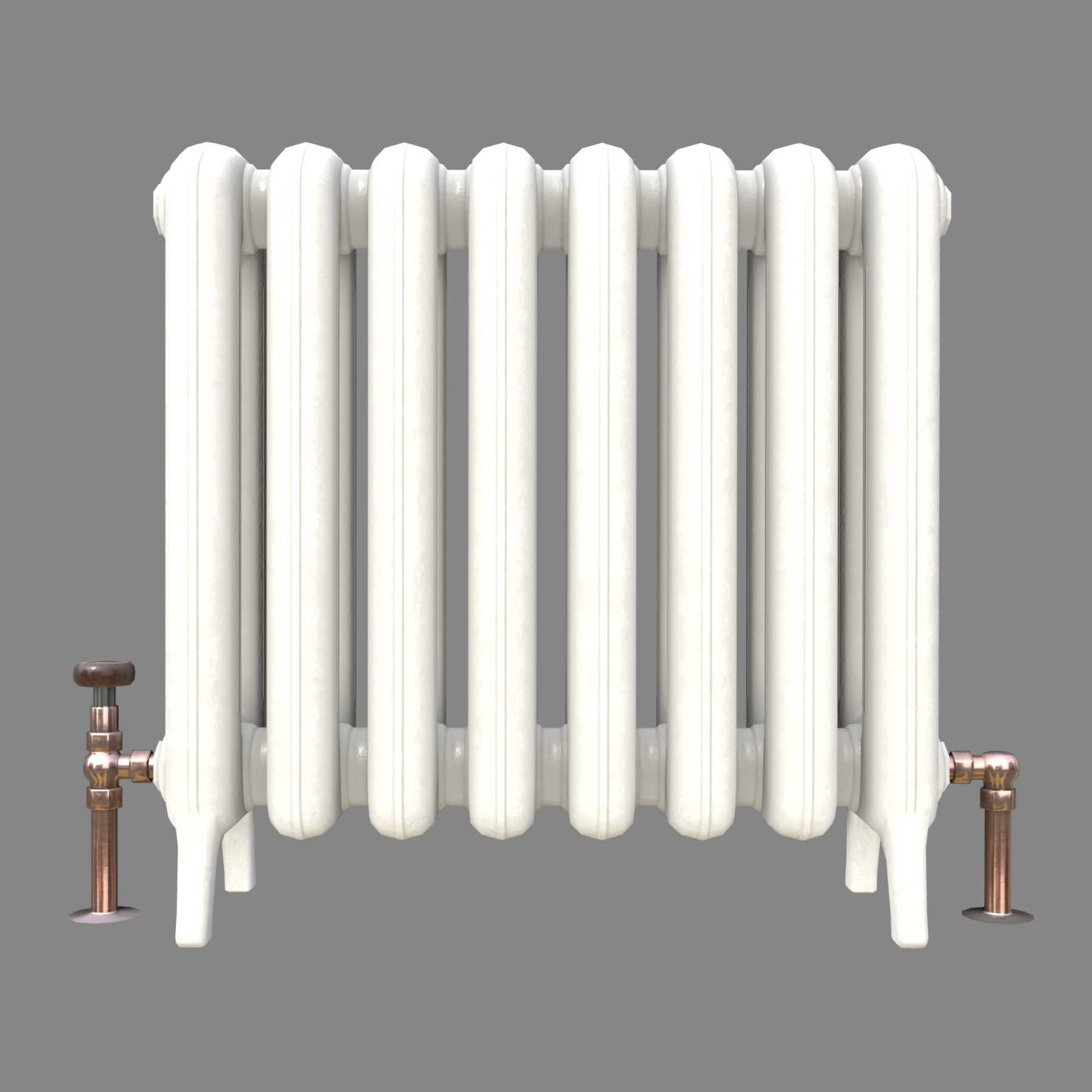 ArtStation - Vintage Painted Radiator | Game Assets