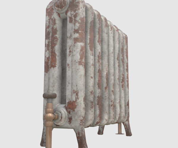 ArtStation - Vintage Rusty Radiator | Game Assets