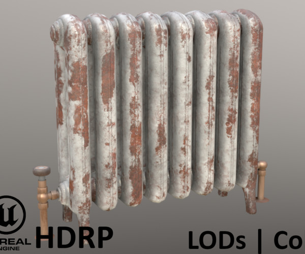 ArtStation - Vintage Rusty Radiator | Game Assets