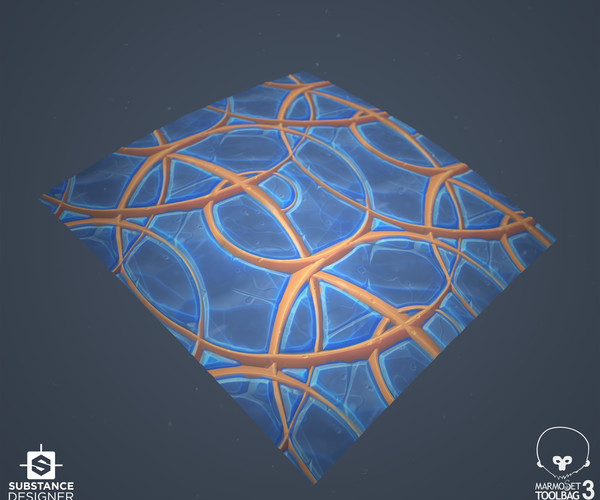 ArtStation - Substance Designer - Artstation Jam Material | Game Assets