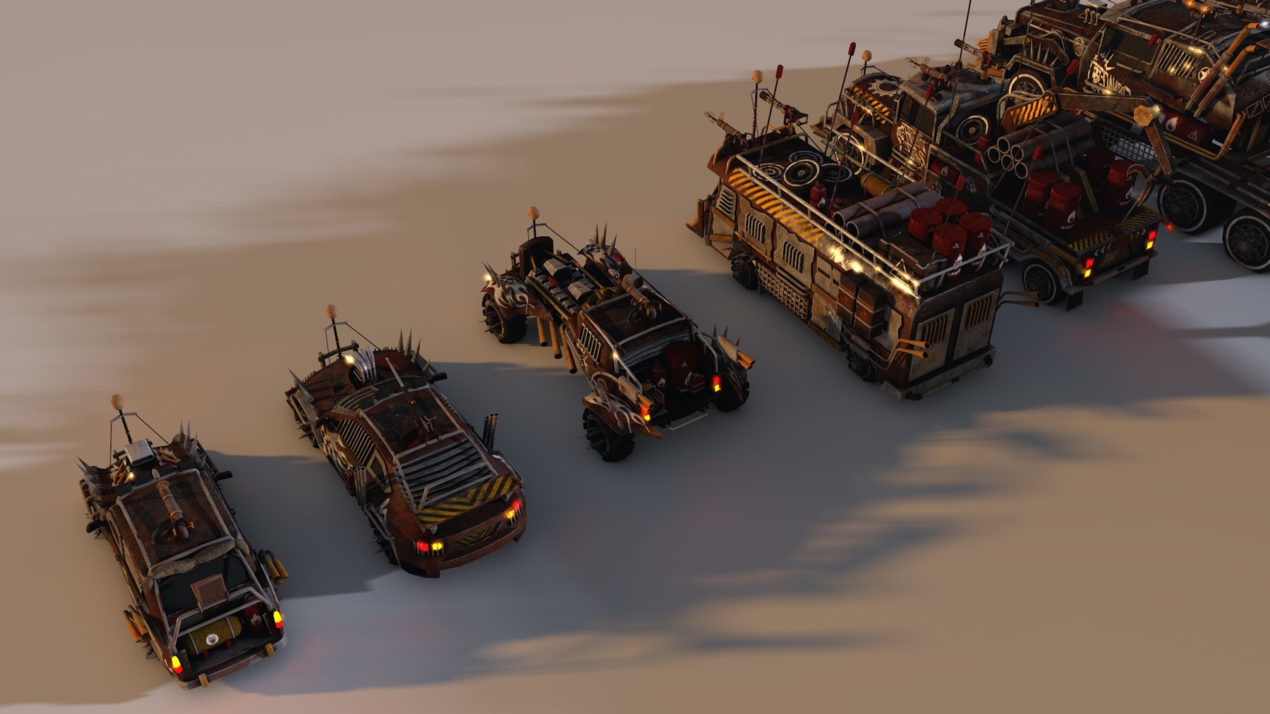ArtStation - Mega Apocalyptic Car Pack | Game Assets