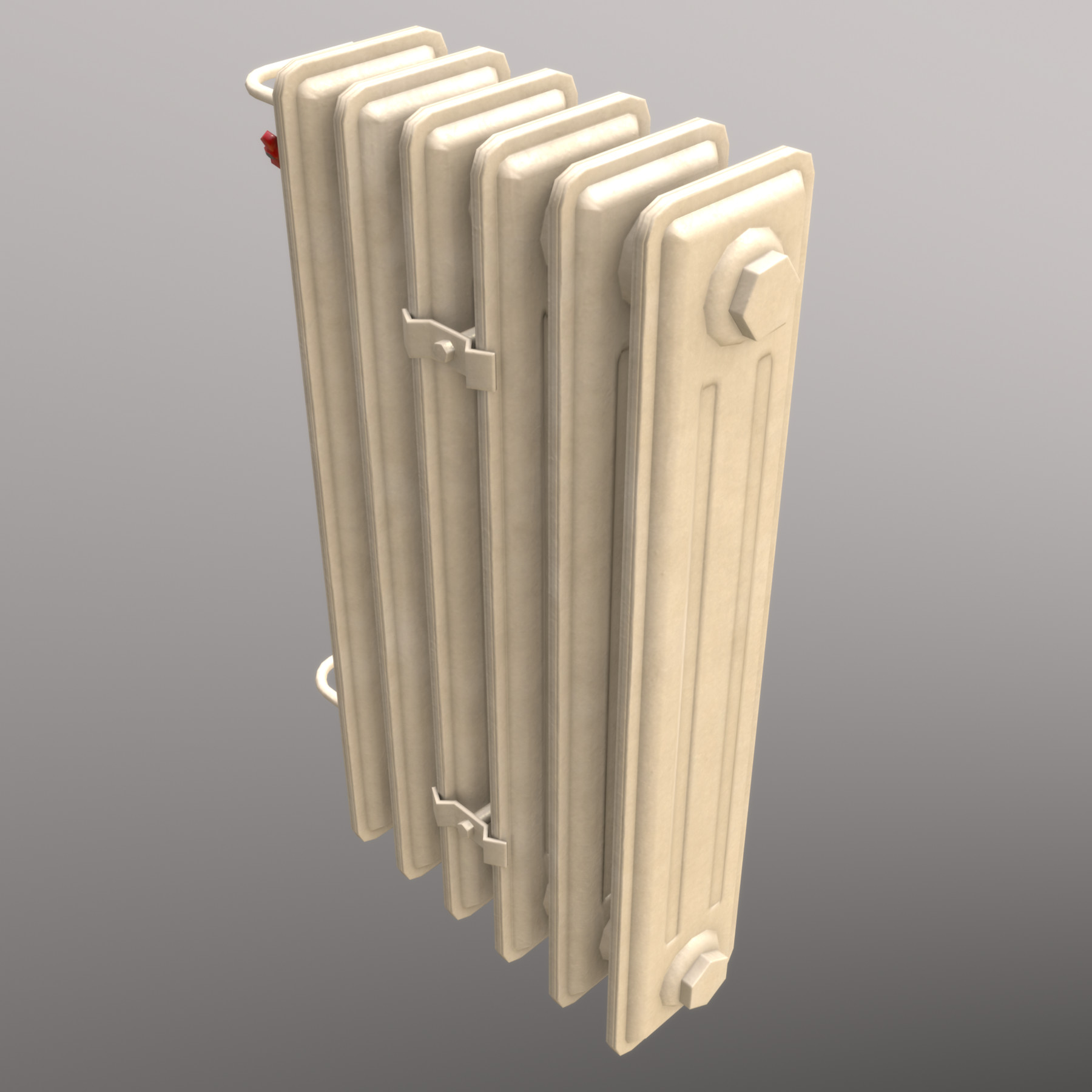 ArtStation - Old Tall Radiator Cream | Game Assets