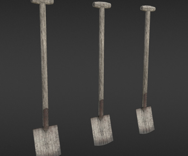ArtStation - Rusty Shovel | Game Assets