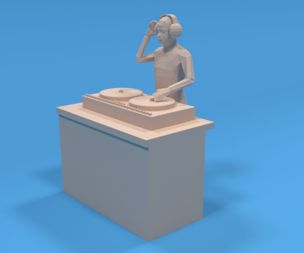 ArtStation - Low Poly DJ Kid | Resources