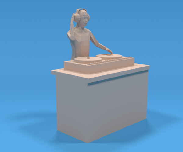 ArtStation - Low Poly DJ Kid | Resources