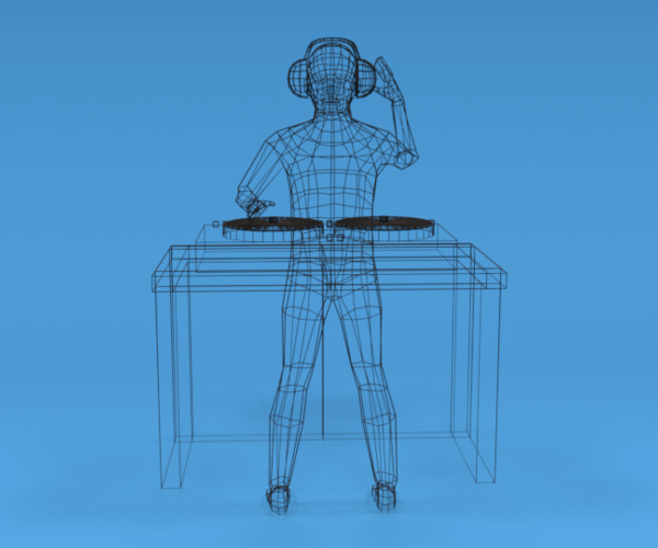 ArtStation - Low Poly DJ Kid | Resources