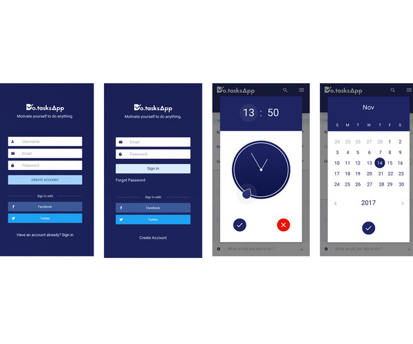 ArtStation - Do.taskApp Todo Application UI Template | Artworks