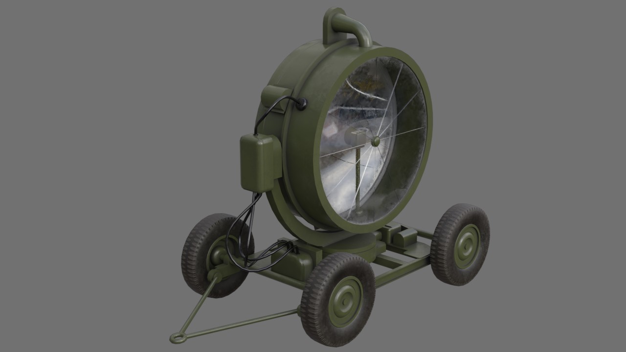 ArtStation - Searchlight 1A | Game Assets