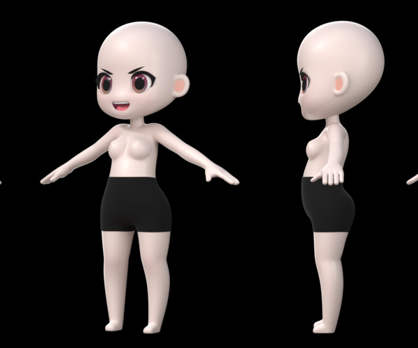 ArtStation - Gaya Warrior / SD Character Modeling | Resources