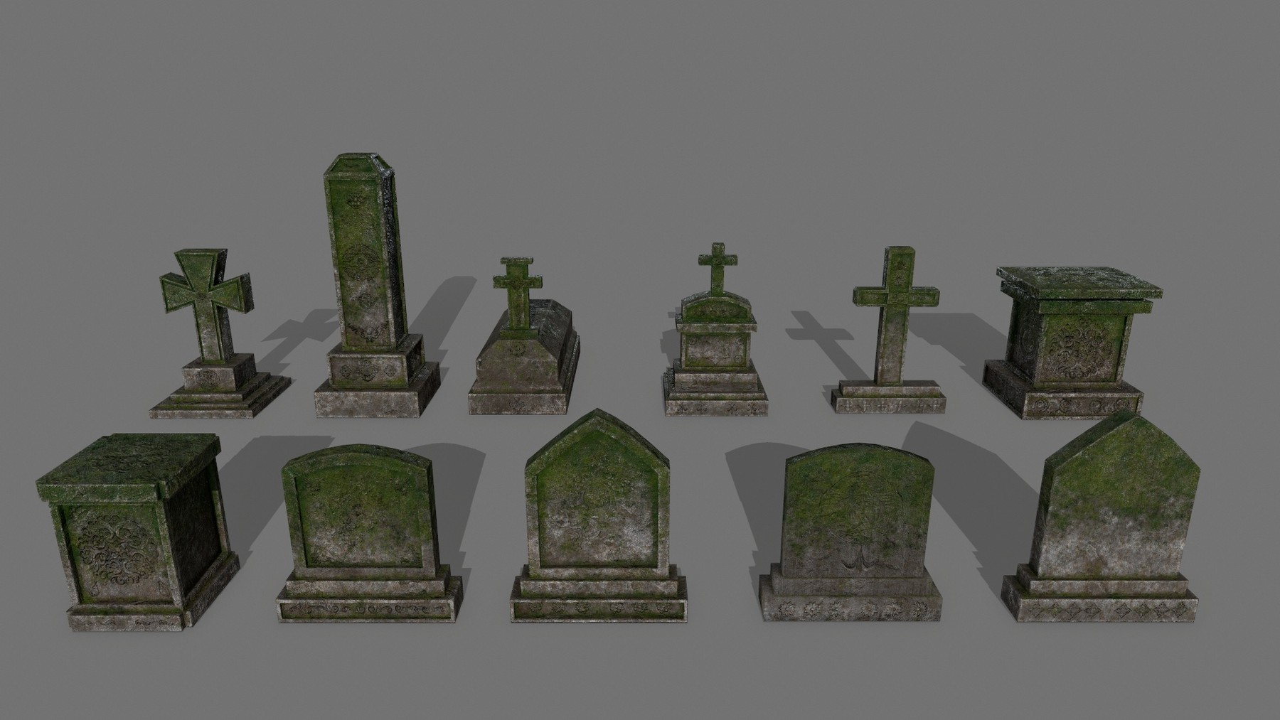 ArtStation - Tombstone | Game Assets