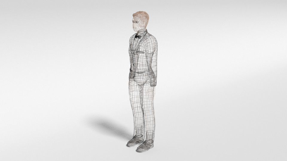 ArtStation - Low Poly Man in Suit | Resources