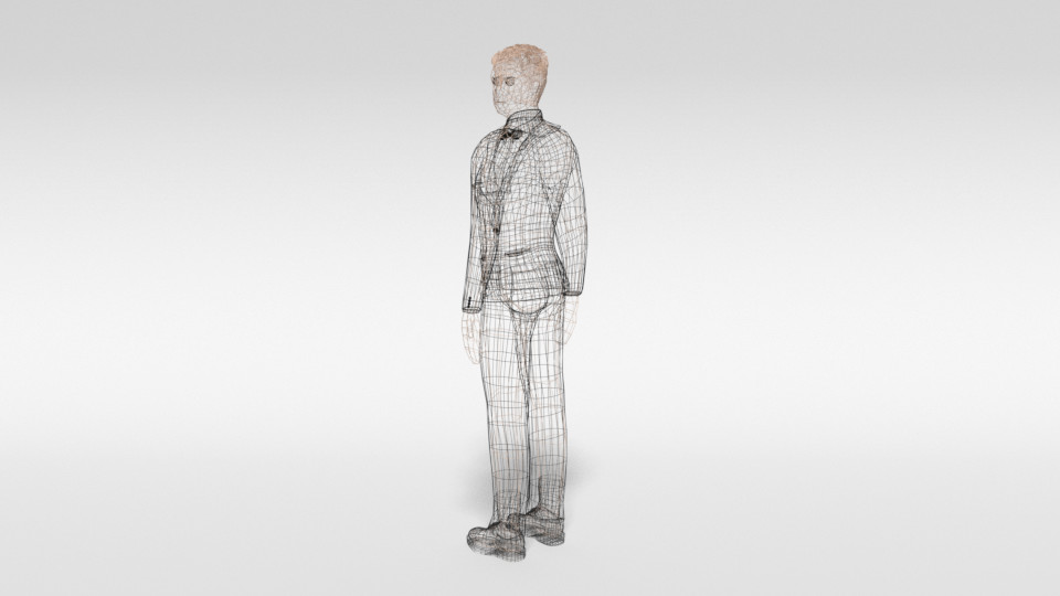 ArtStation - Low Poly Man in Suit | Resources