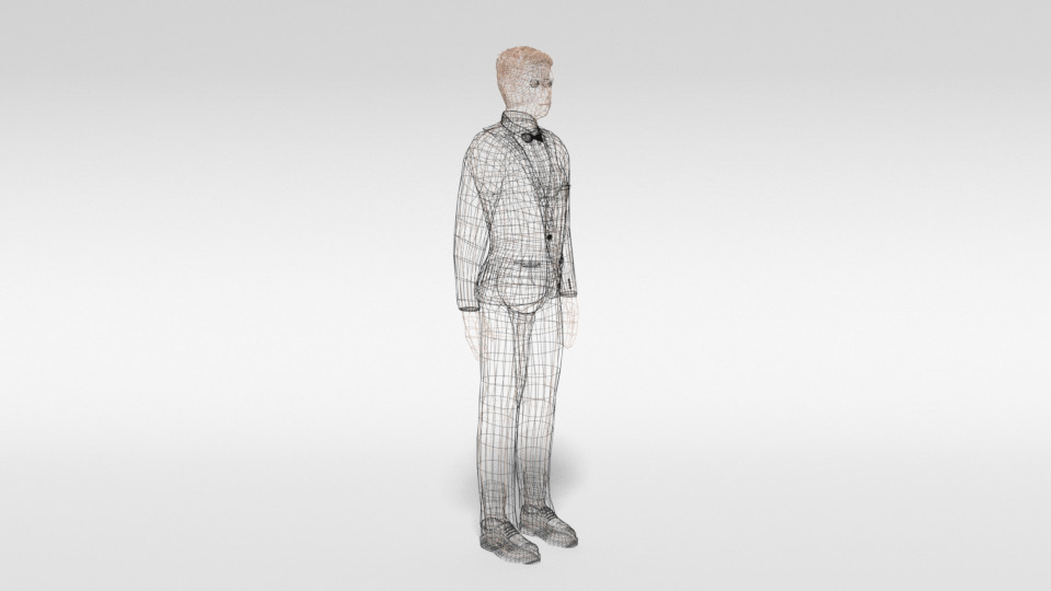 ArtStation - Low Poly Man in Suit | Resources