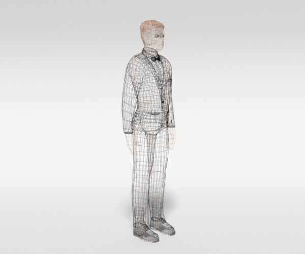 ArtStation - Low Poly Man in Suit | Resources