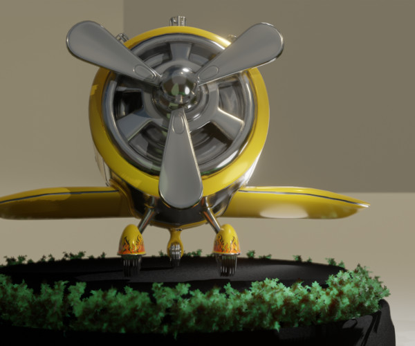 ArtStation - Stylized Airplane Game Asset | Game Assets