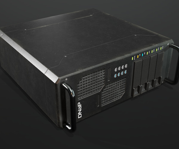 ArtStation - Open Rack Server | Game Assets