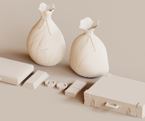 ArtStation - Money - Low Poly | Game Assets