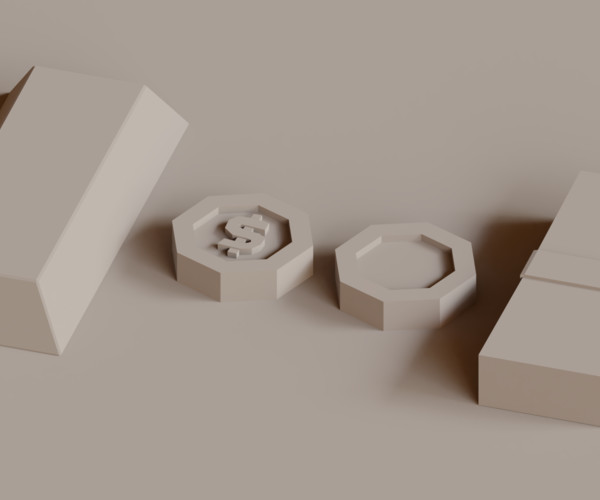 ArtStation - Money - Low Poly | Game Assets