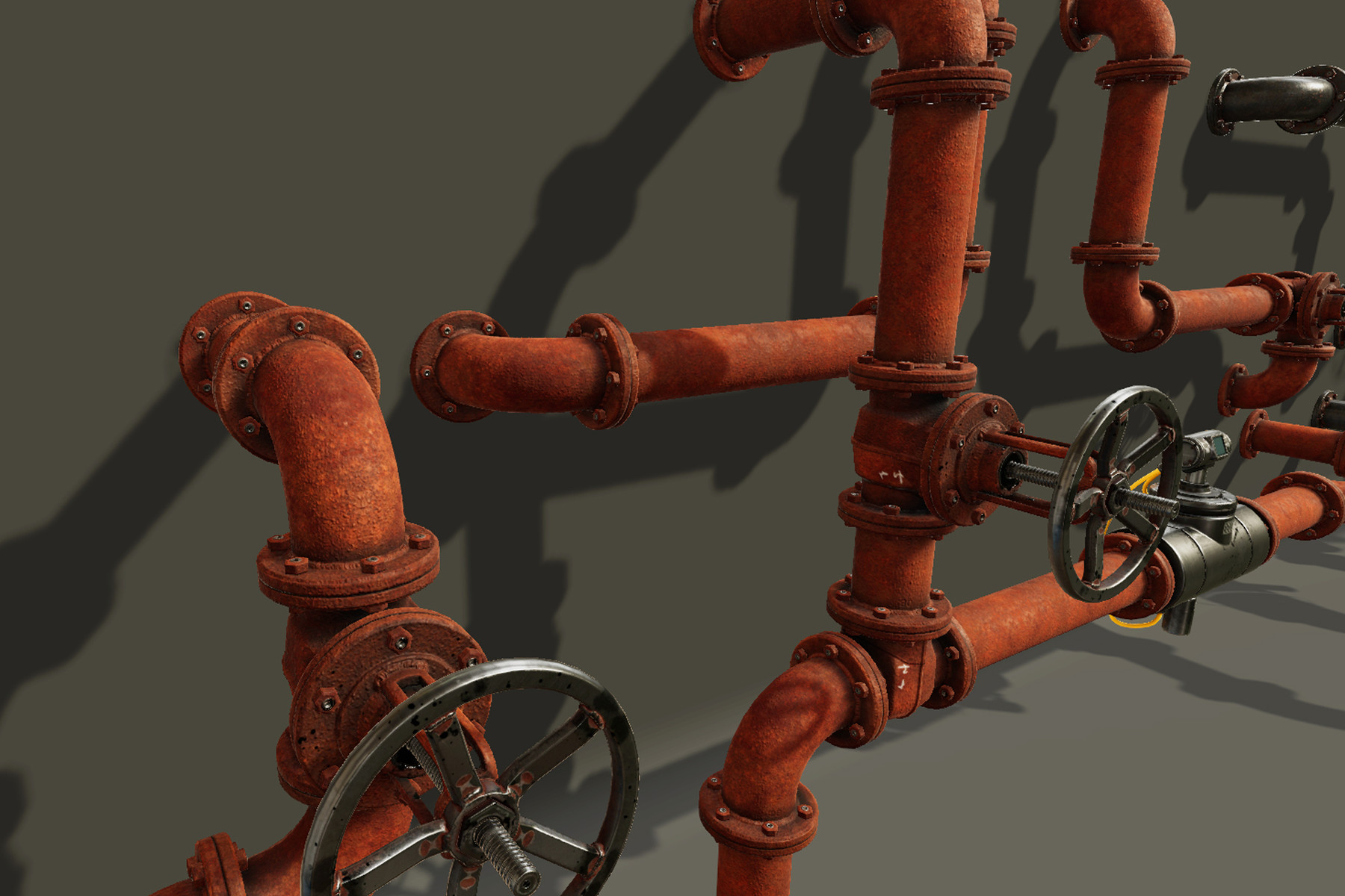 ArtStation - PBR Modular Pipes Set - Unity Project 2017+ | Resources