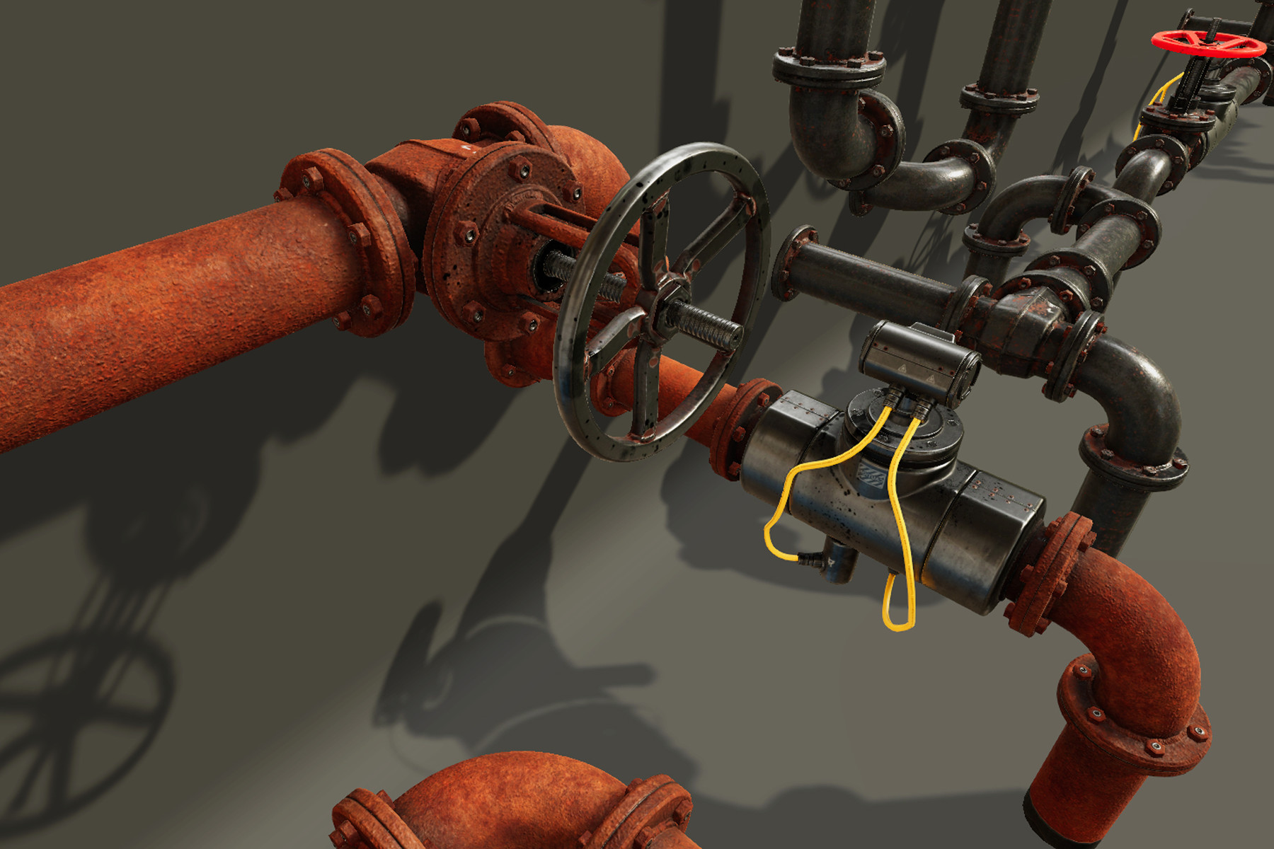 ArtStation - PBR Modular Pipes Set - Unity Project 2017+ | Resources