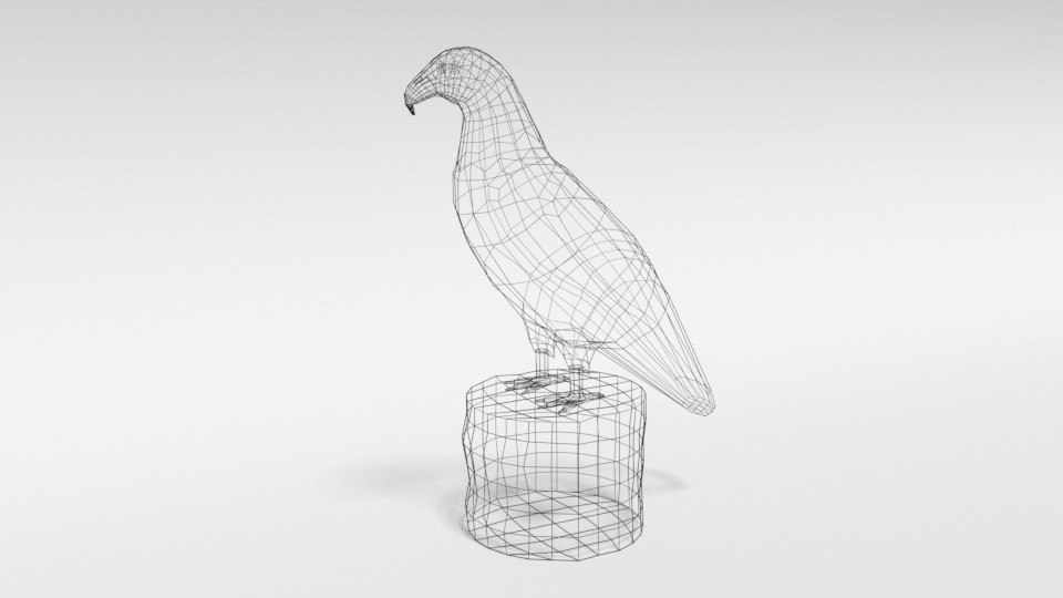 ArtStation - Low Poly Cartoon Bald Eagle | Resources