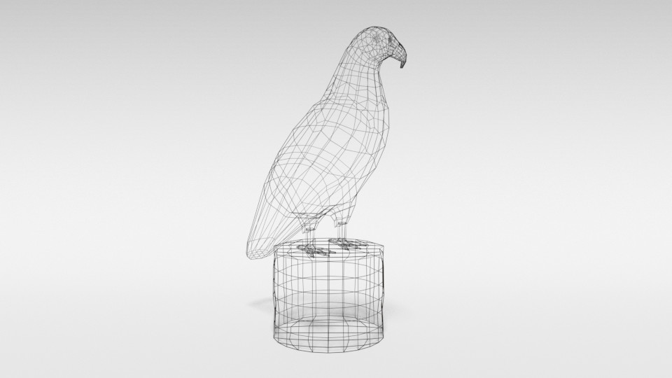 ArtStation - Low Poly Cartoon Bald Eagle | Resources