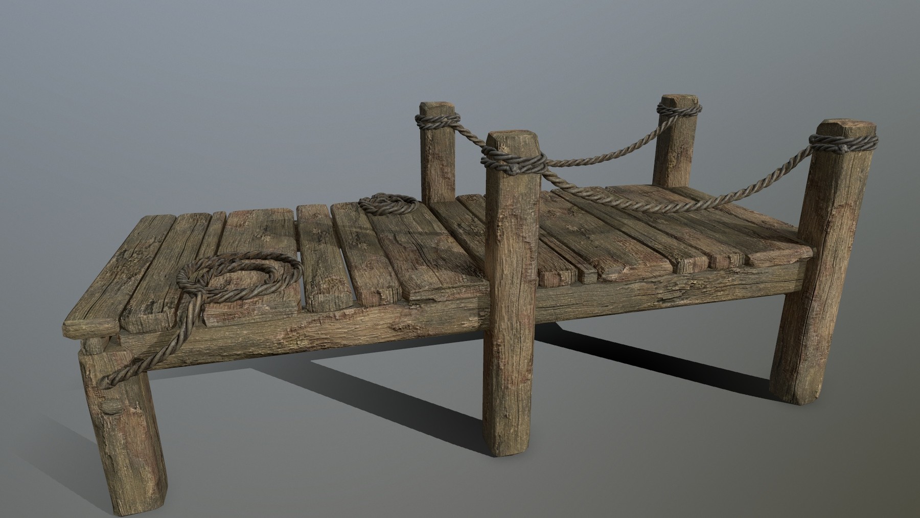 ArtStation - wood and rope | Game Assets