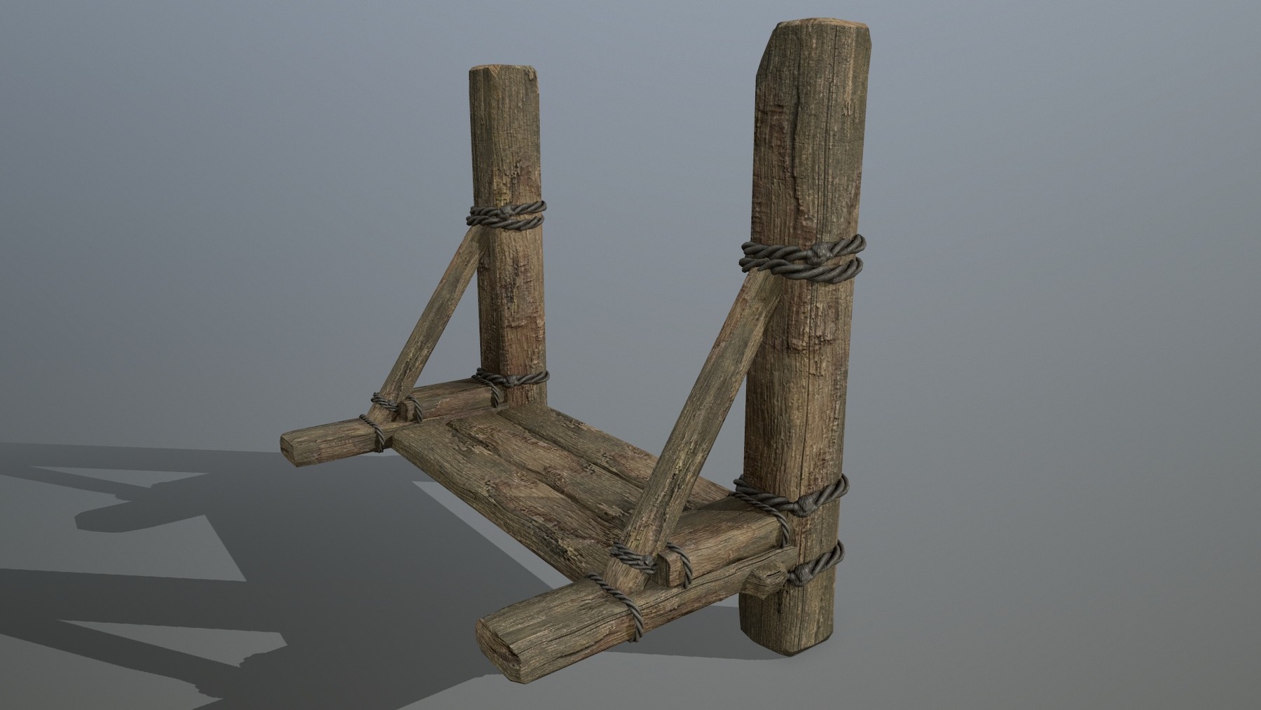 ArtStation - wood and rope | Game Assets