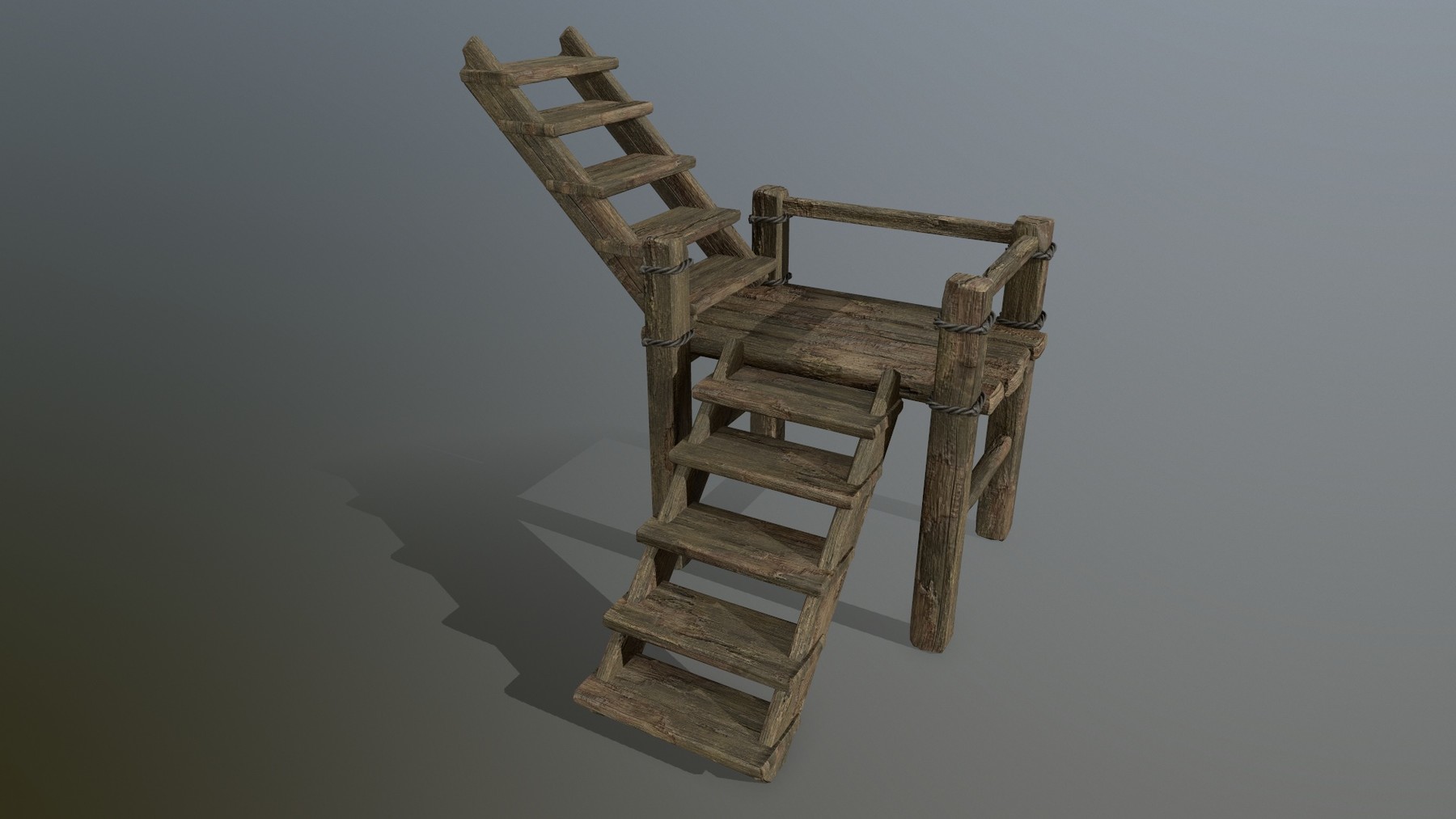ArtStation - wood and rope | Game Assets