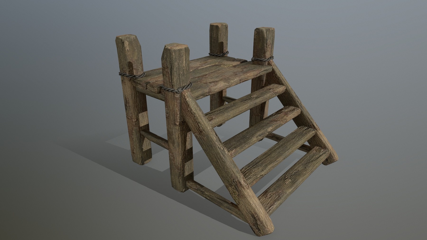 ArtStation - wood and rope | Game Assets
