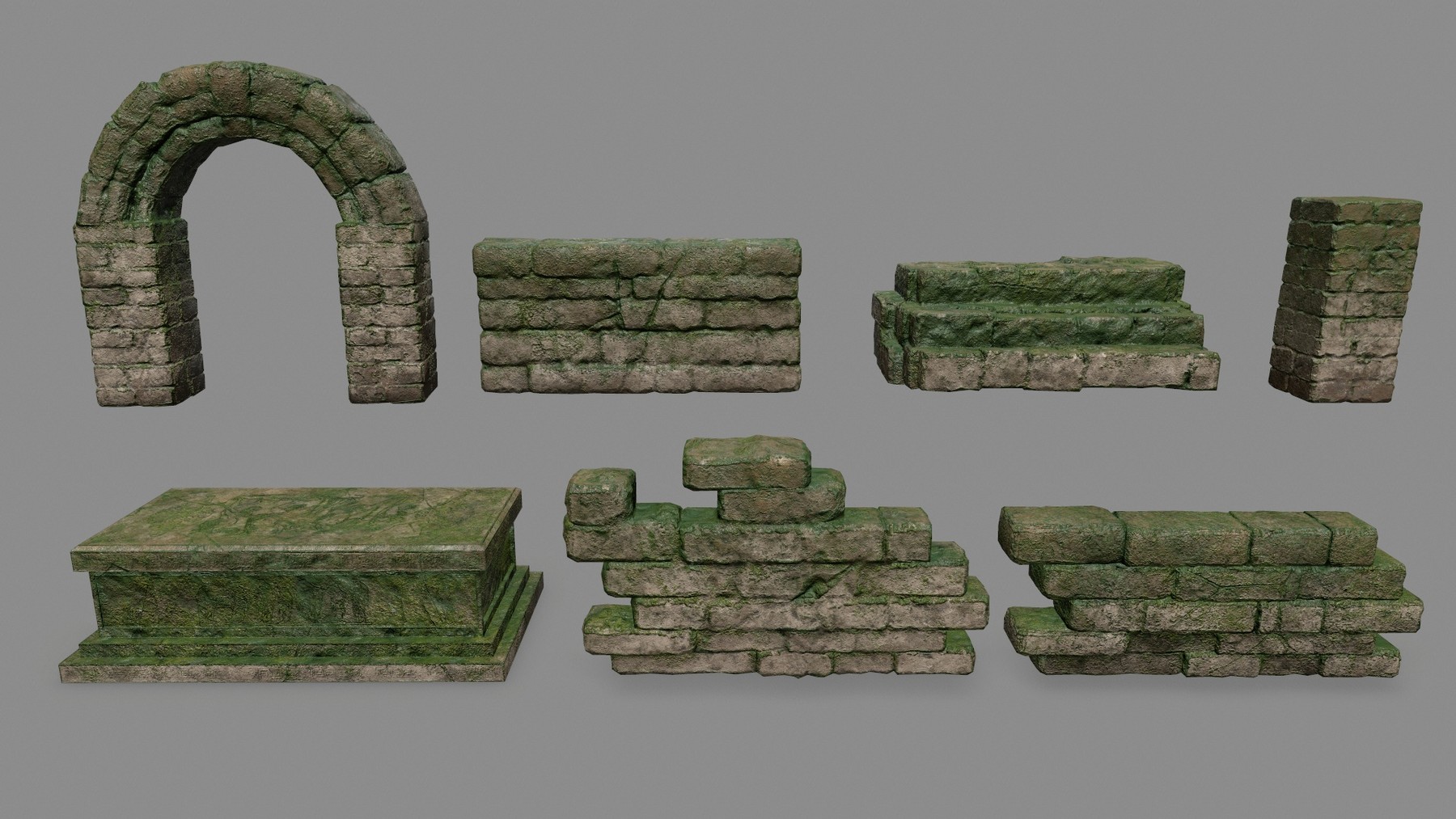 ArtStation - Stone Set | Game Assets